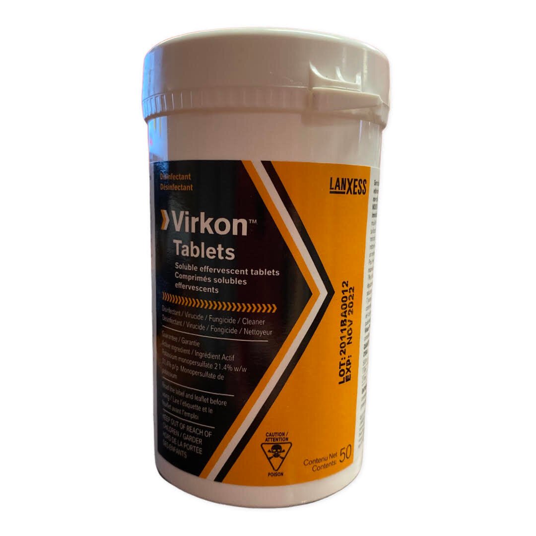 Virkon - 50 tablets – Ma Poule Express